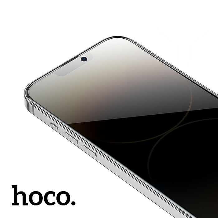 【兩入組】hoco.浩酷 iP15 / iP15 Plus / iP15 Pro / iP15 ProMax 9D大弧防塵鑽石防窺膜 (A34 ...