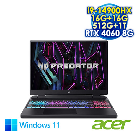 ACER Predator Helios Neo 16 PHN16-72-99HX 黑 16吋電競筆電 (WQXGA IPS 165Hz ...